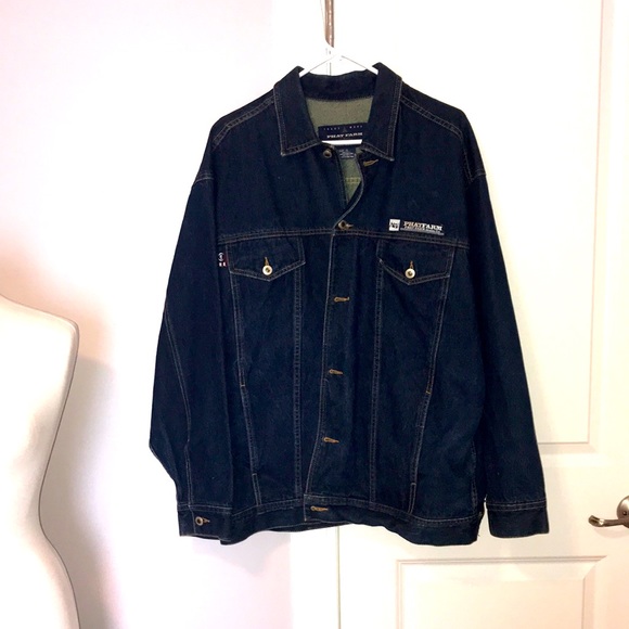Phat Farm | Jackets & Coats | Vintage Phat Farm Jean Jacket Xl | Poshmark